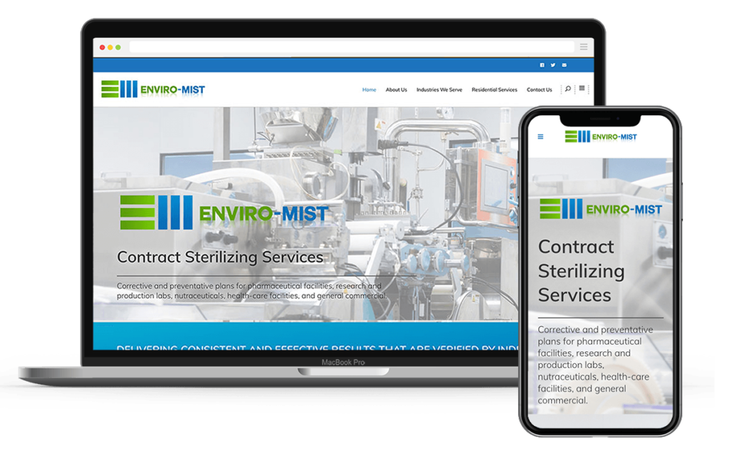 Enviro-Mist website | Case study by Graywell Design